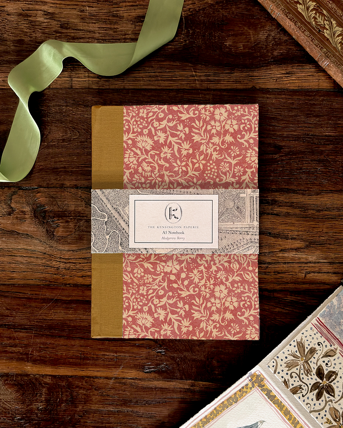 Luxury A5 Notebook in Hedgerow Berry - The Kensington Paperie