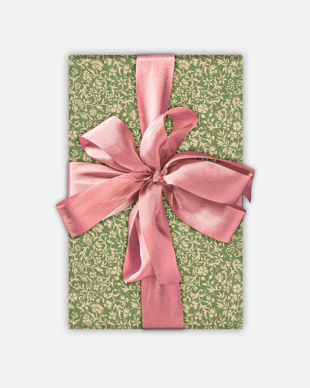 Luxury Wrapping Paper Roll in Hedgerow Laurel - The Kensington Paperie